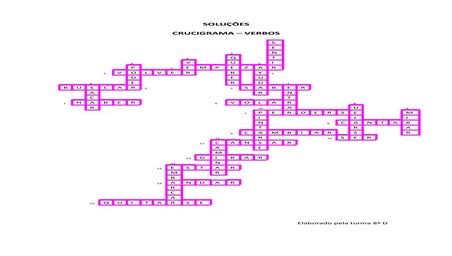 Los Verbos Reflexivos Crossword