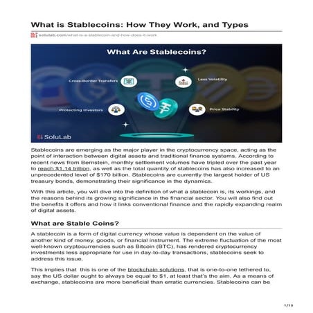 What is Stablecoins How They Work and Types.pdf