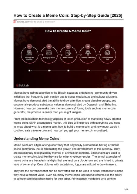 MEME COIN DEVELOPMENT | PDF