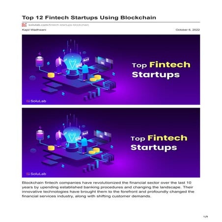 solulab.com-Top 12 Fintech Startups Using Blockchain (1).pdf
