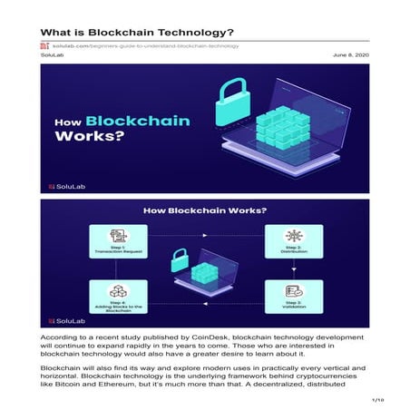 What Is Blockchain Technologypdf