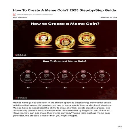 solulab.com-How To Create A Meme Coin 2025 Step-by-Step Guide (1).pdf