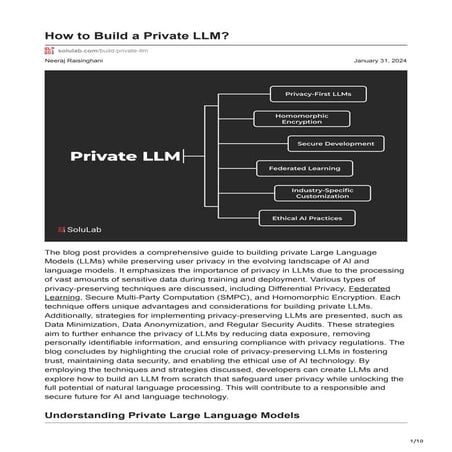 solulab.com-How to Build a Private LLM.pdf