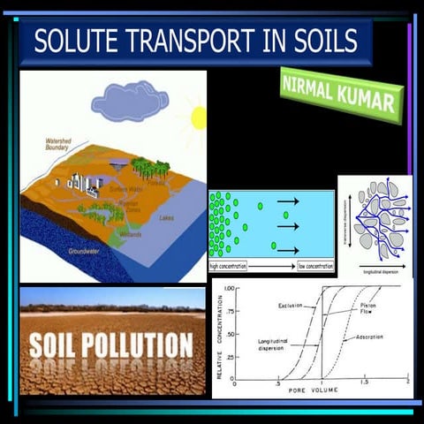 Solute transport in soils | PPTX