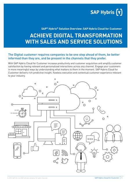SAP Customer Experience (CX) | PDF