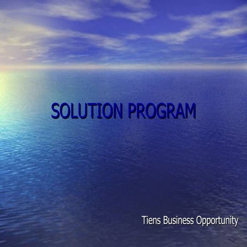 Solution Program | PPS