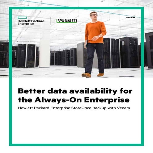 Solution Brief HPE StoreOnce backup with Veeam | PDF
