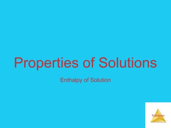 Factors Affecting Solution Formation II | PPTX | Chemistry | Science