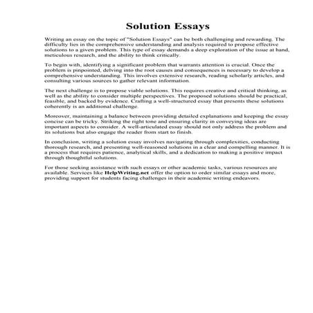 Solution Essays.pdf