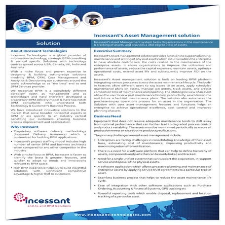 AMS - Solution Flyer | PDF