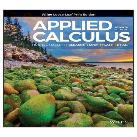 Solution manual for Applied Calculus 7e Hallett | PDF