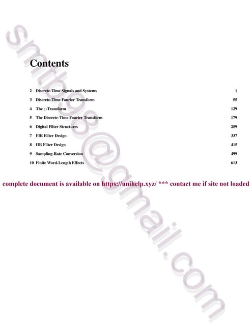 Answers to Problems for Digital Control System Analysis & Design 4th Edition by Phillips and ...