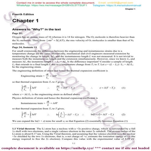 Answers to Problems for Advanced Engineering Mathematics, 7th Edition by Dennis Zill | PDF