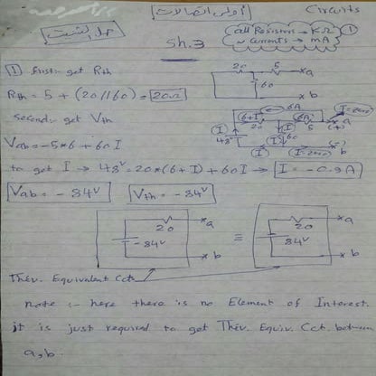 Electric Circuits Class (Solution of Problem set C) | PDF