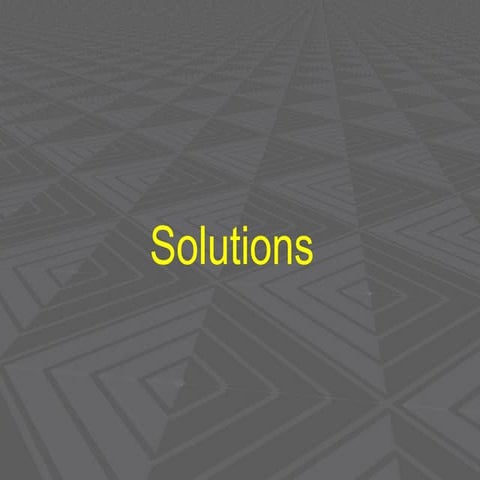 Solutions cheat sheet | PDF