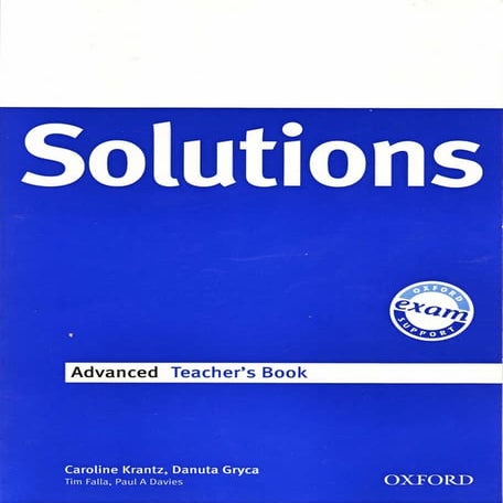 Solutions advanced tb1 | PDF