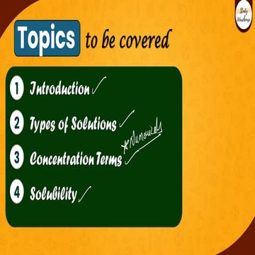 CHEMISTRY 12 solutions.pptx for class 12 | PPTX