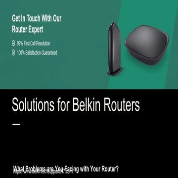 Solutions for belkin routers | PPTX