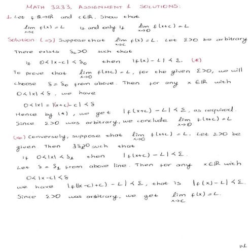 Solutions of a1 | PDF