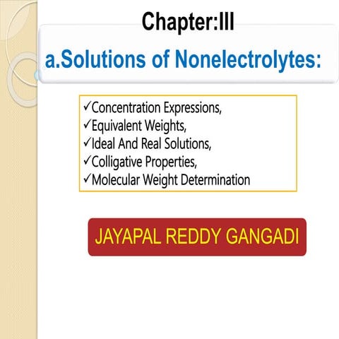 CHEMISTRY 12 solutions.pptx for class 12 | PPTX