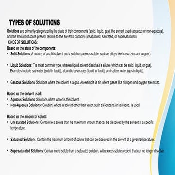 solutions_ppt.pptx for MLT students second year | PPTX