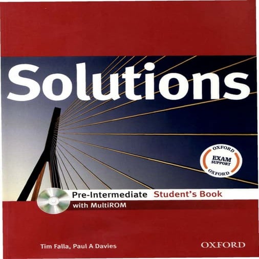 Solutions pre intermediate-sb | PDF