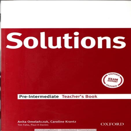 Solutions pre intermediate_tb | PDF