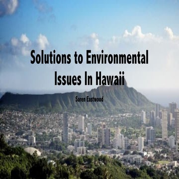 Solutions to trash in hawaii | PPT