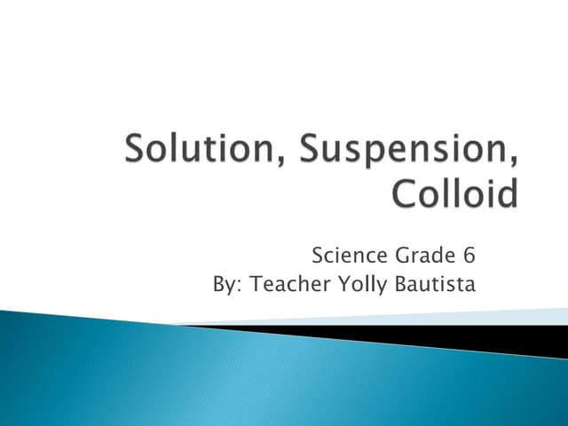 Grade 6 Separating Mixtures | PPT
