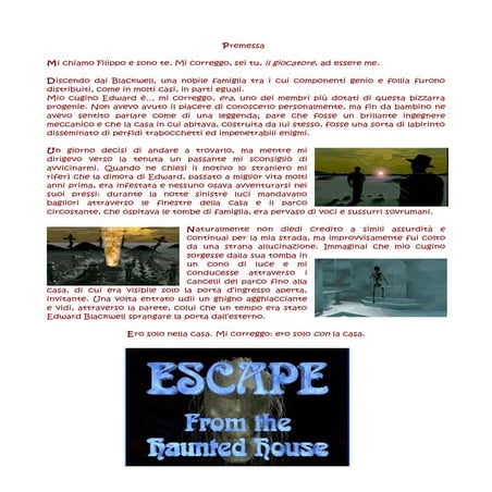 Passeggiata attraverso la casa infestata | PDF