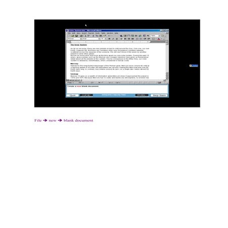Word 2010 practice exercise instructions | DOCX