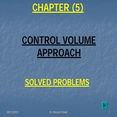 Solved problems 1(control volume) | PDF