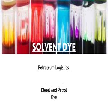 Solvent Dye | PDF