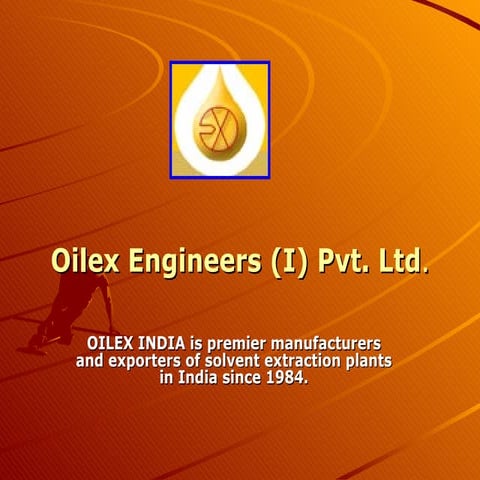 Solvent Extraction Plants Ppt 6924