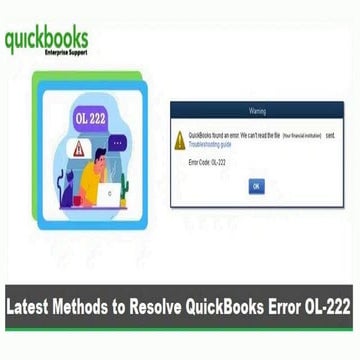 Solve QuickBooks Error Code OL-222 Now!.pdf