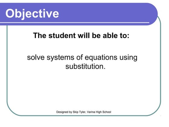 5As Method of Lesson Plan on Ssolving systems of linear equations in two variables by ...