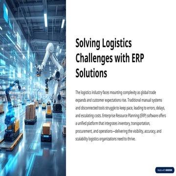 Solving Common Logistics Challenges with ERP Software Development ...