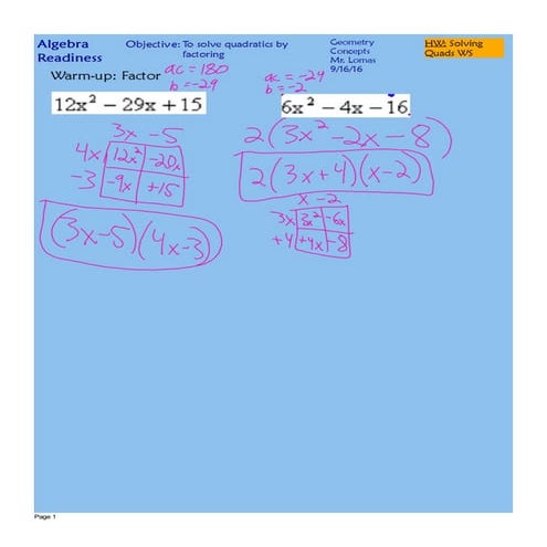 Solving Quadratics By Factoring Concepts.pdf