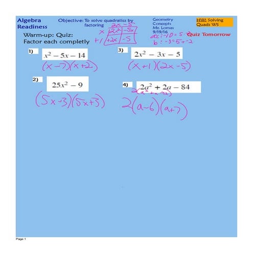 Solving Quadratics By Factoring Review Concepts.pdf