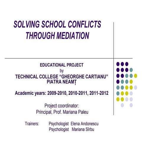 Peer mediation | PPTX