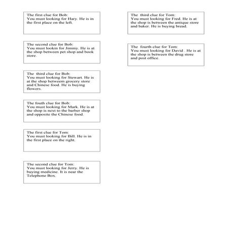 Solving a crime clues | PDF