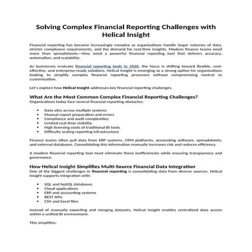 Solving Complex Financial Reporting Challenges with Helical Insight.docx