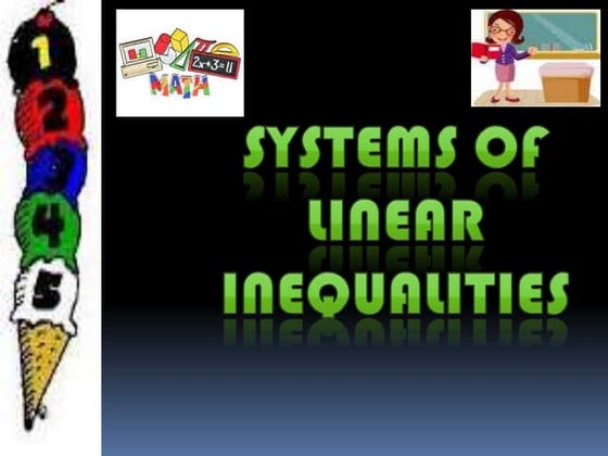 System of Linear inequalities in two variables | PPTX