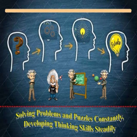 Solving problems and puzzles constantly ... | PPT