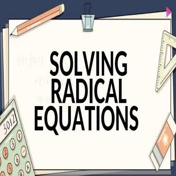 SOLVING RADICALS THAT CAN HELP U GOOD LUCK | PPT
