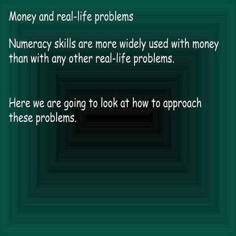 Solving reallife problems | PPT