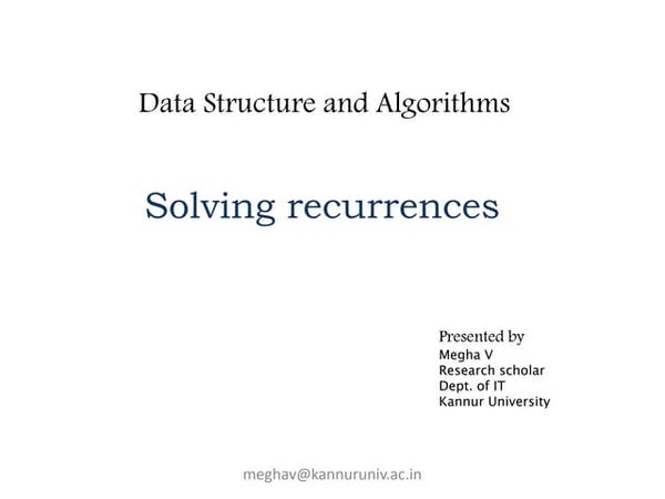 Recursion Tree Methodpdf