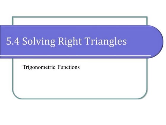Six Trigonometric Functions Math 9 4th Quarter Week 1.pptx