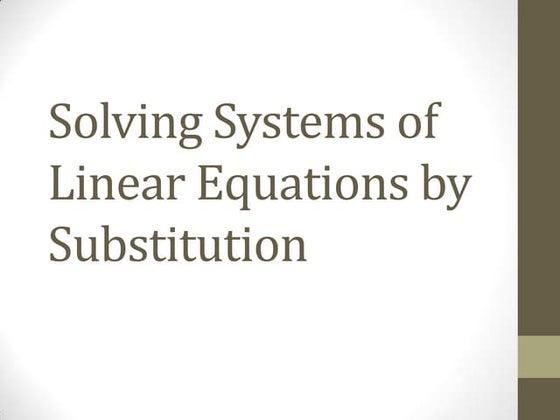 5As Method of Lesson Plan on Ssolving systems of linear equations in two variables by ...