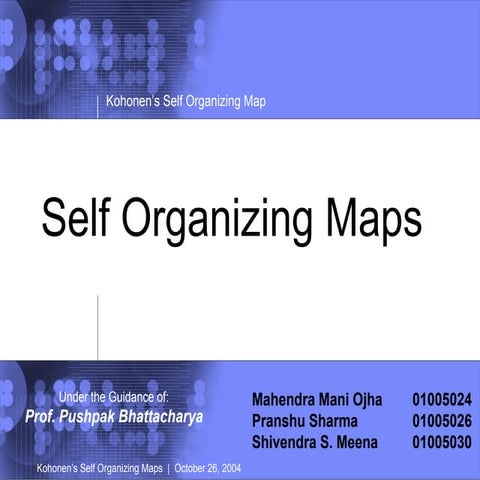 Self Organizing Maps Soms An Unsupervised Machine Learning Algorithm